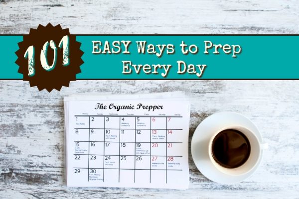 101 Easy Ways to Prep Every Day - The Organic Prepper