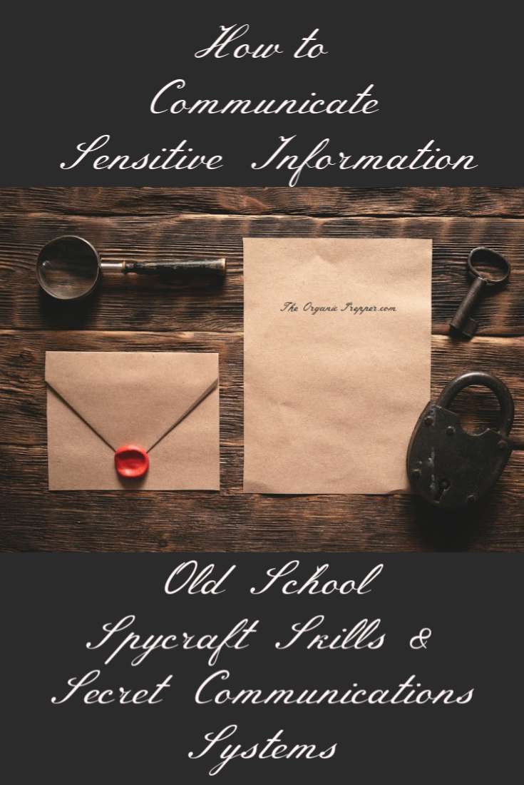 Old School Spycraft Skills & Secret Communication Systems