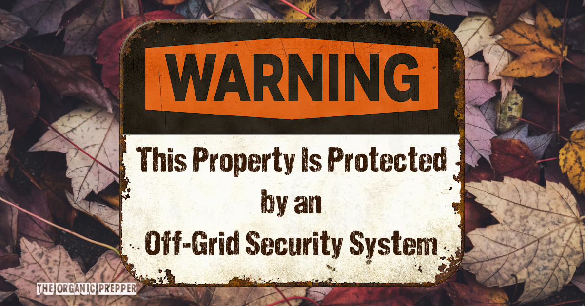 How I Built My Own Off-Grid Security System - The Organic Prepper