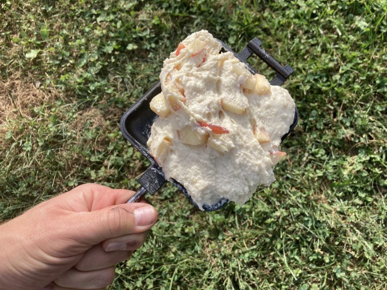 Campfire Cooking: How to Make a Pie Iron Scone